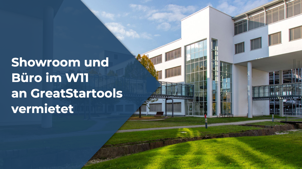 Greatstartools mietet Showroom und Büro im W11