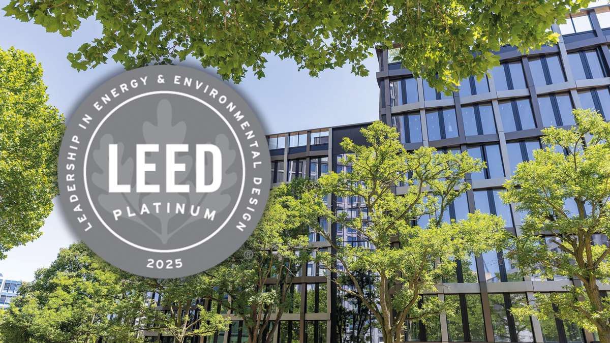 LEED Gold im Blick – LEED Platinum erreicht!